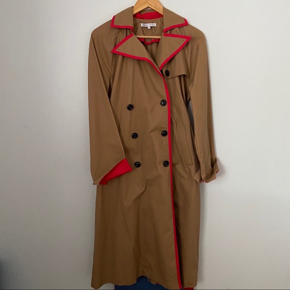 English Factory | Jackets & Coats | English Factory Belted Trench Coat ...